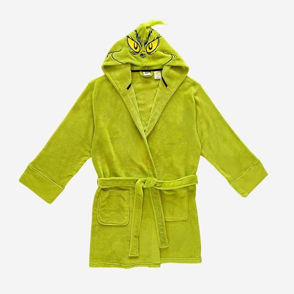 The Grinch | Other | Mens Dr Seuss The Grinch Plush Long Sleeve Robe ...